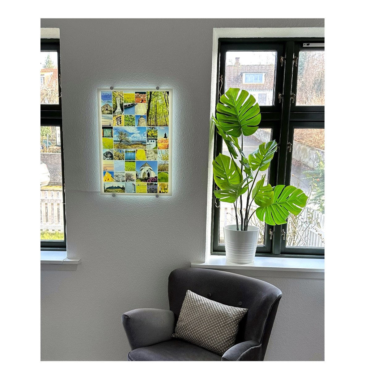 Bornholm Spring Montage Backlit A2 - Backlit Acrylics - MandyStacey.com